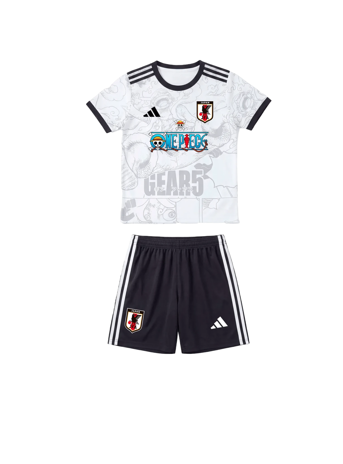 Japan Kids One Piece Jersey – Gear 5 Football Kit | Nipponkits